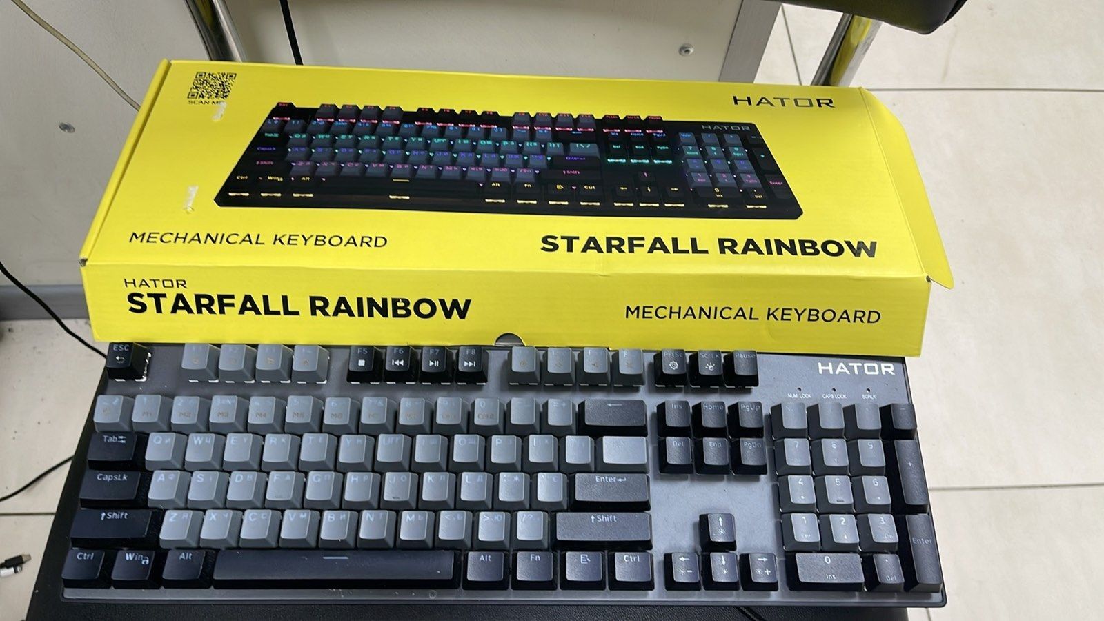 Купити Клавіатура Hator starfall rainbow origin 01-200529275 | Техноскарб