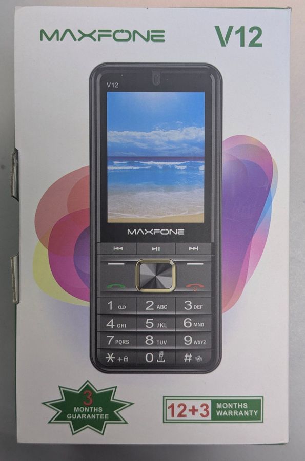 Купити Мобільний телефон Maxfone v12 01-200483875 | Техноскарб