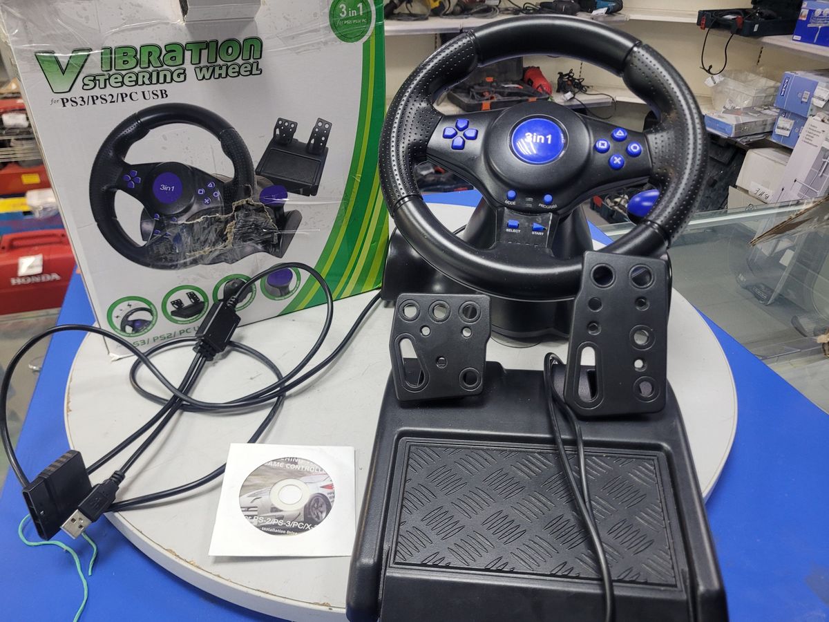 Купить Руль игровой Без Виробника vibration steering wheel 3in1 for ps3 ...