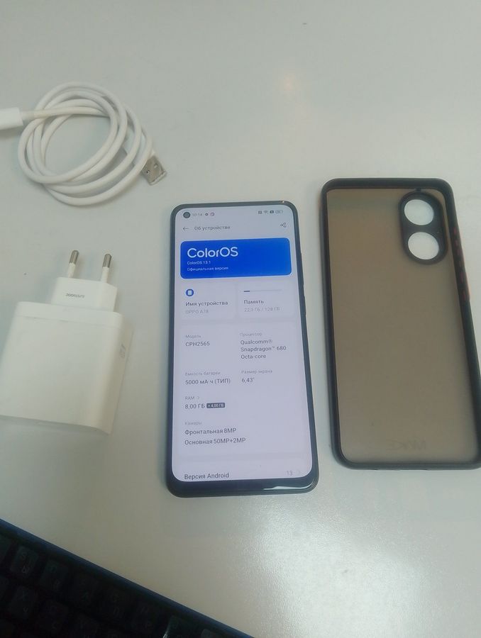 Купити Мобільний телефон Oppo a78 cph2565 8/128gb 01-200509084 | Техноскарб