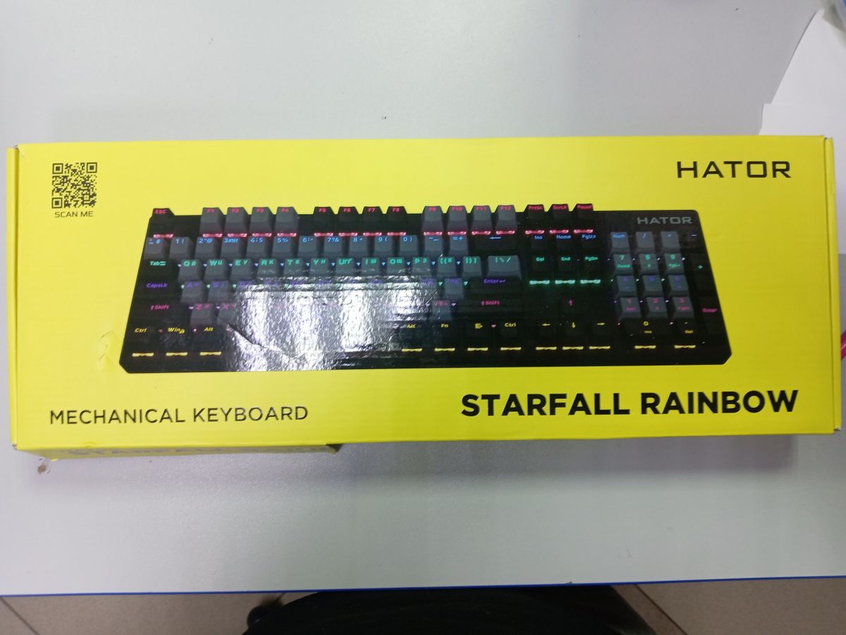 Купити Клавіатура Hator starfall rainbow origin 01-200477935 | Техноскарб